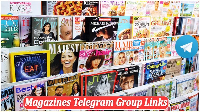 855+ Magazines Telegram Group Links & Channel List 2024