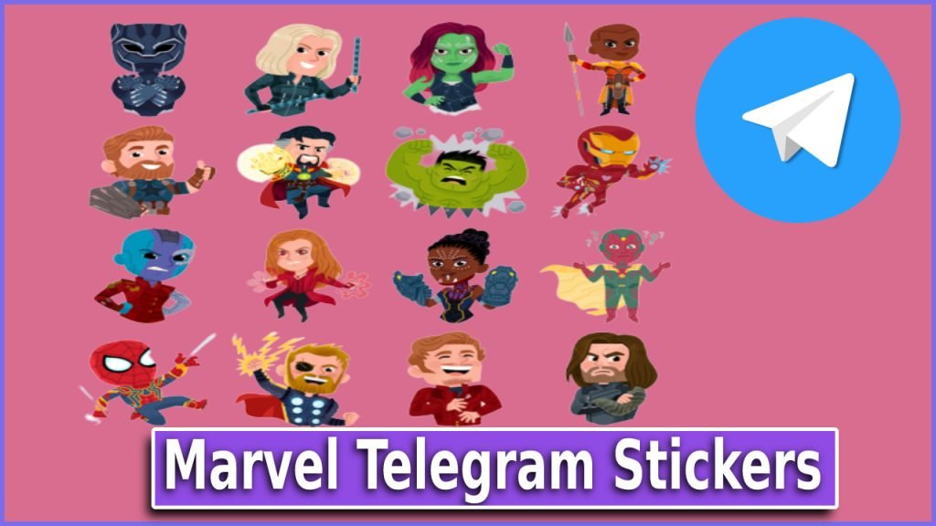 990+ Marvel Telegram Stickers packages List 2026